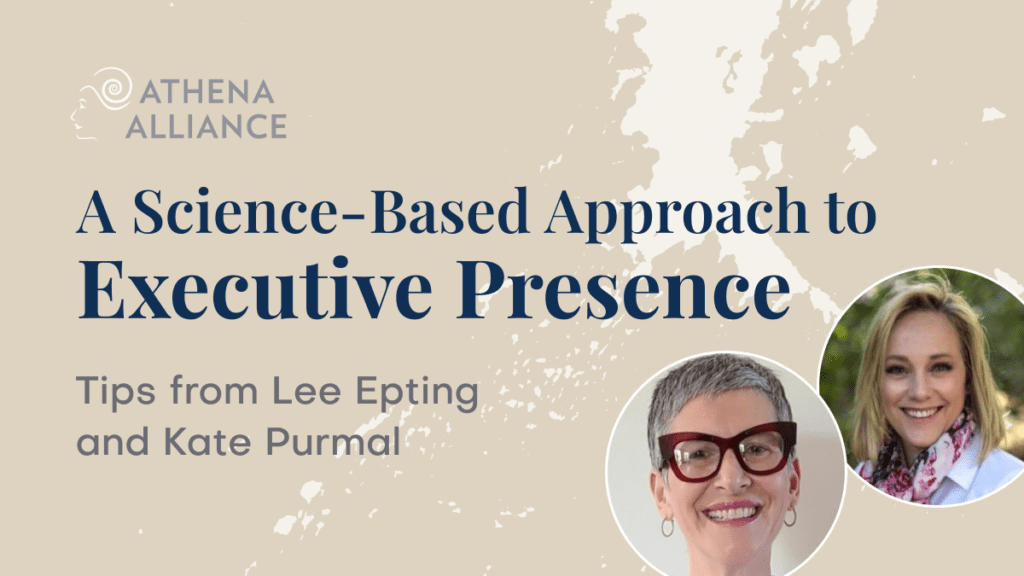 Meet Kate Purmal and Lee Epting, Athena Coaches & Executive Presence ...